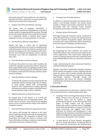 Synopsis of Facial Emotion Recognition to Emoji Conversion | PDF