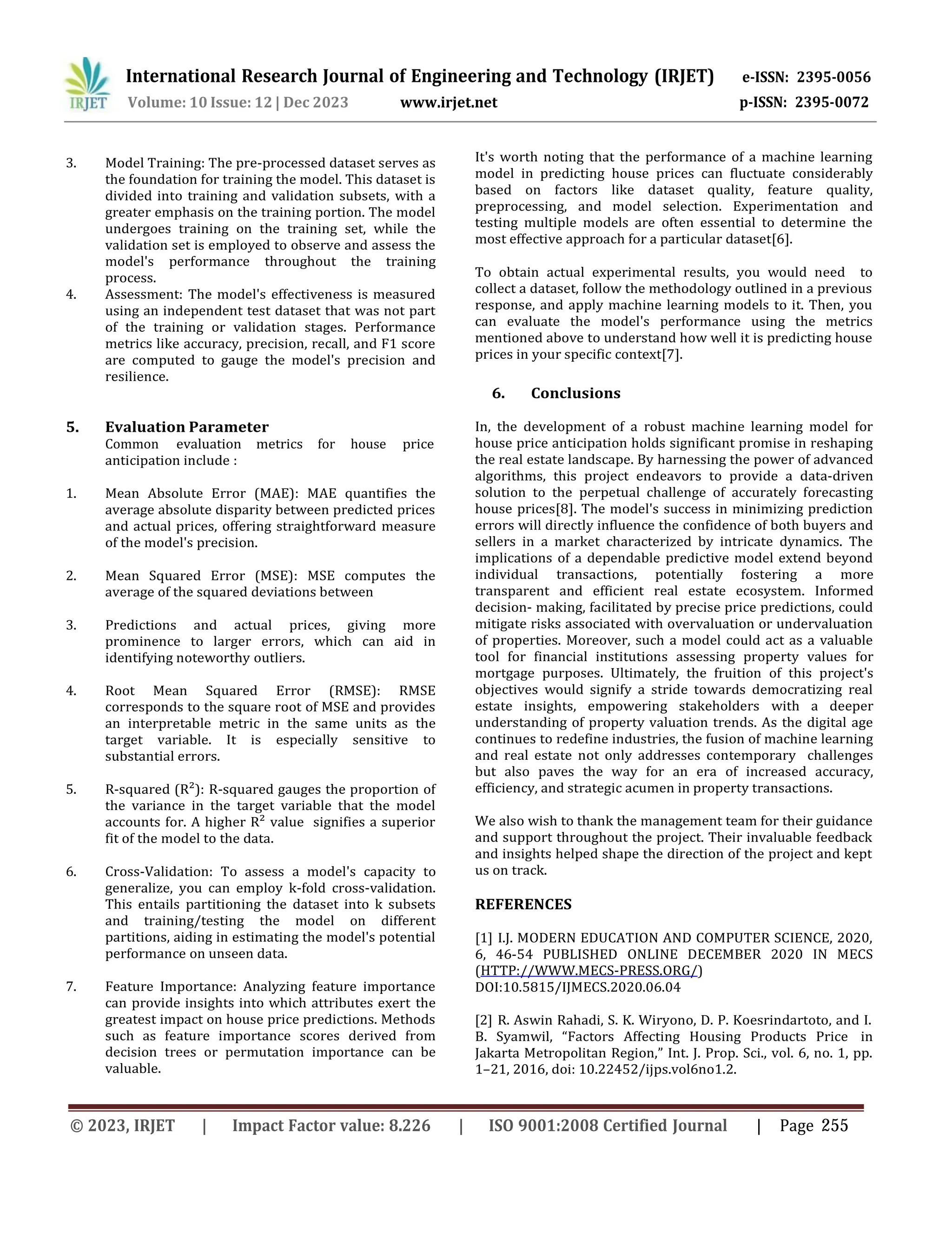 House Price Anticipation with Machine Learning | PDF | Housing Market | Economy