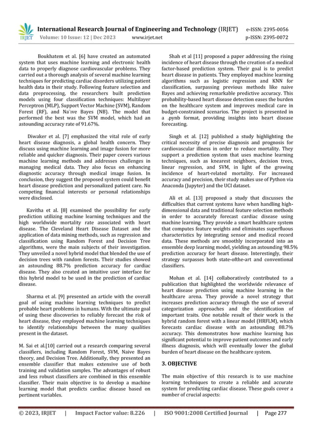 Heart Disease Prediction using Machine Learning | PDF