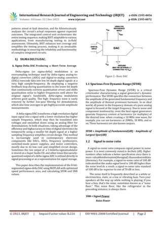 Segmented Sigma Delta DAC using Coarse and Fine Architecture | PDF