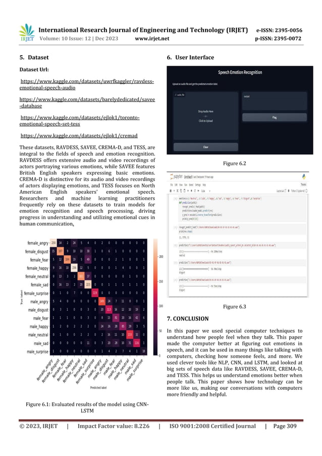 ANALYSING SPEECH EMOTION USING NEURAL NETWORK ALGORITHM | PDF