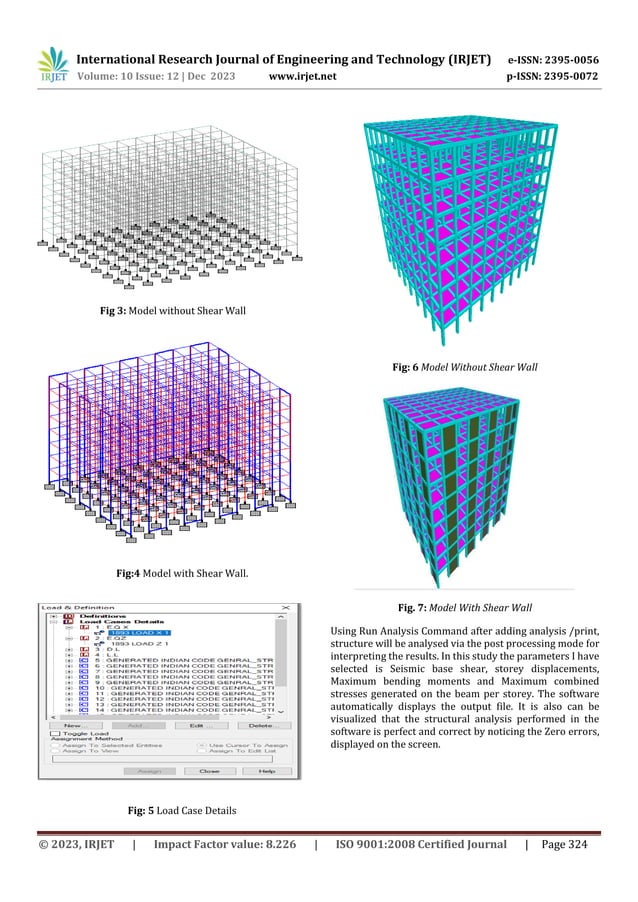 SEISMIC ANALYSIS OF G+7 RESIDENTIAL BUILDING WITH AND WITHOUT SHEAR ...
