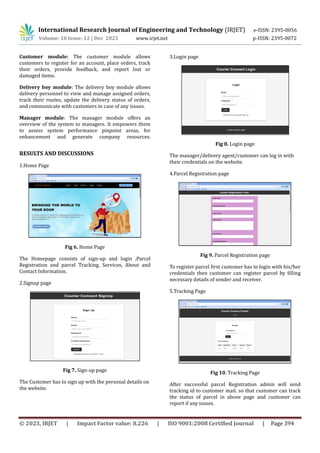 Courier Connect Using Django | PDF