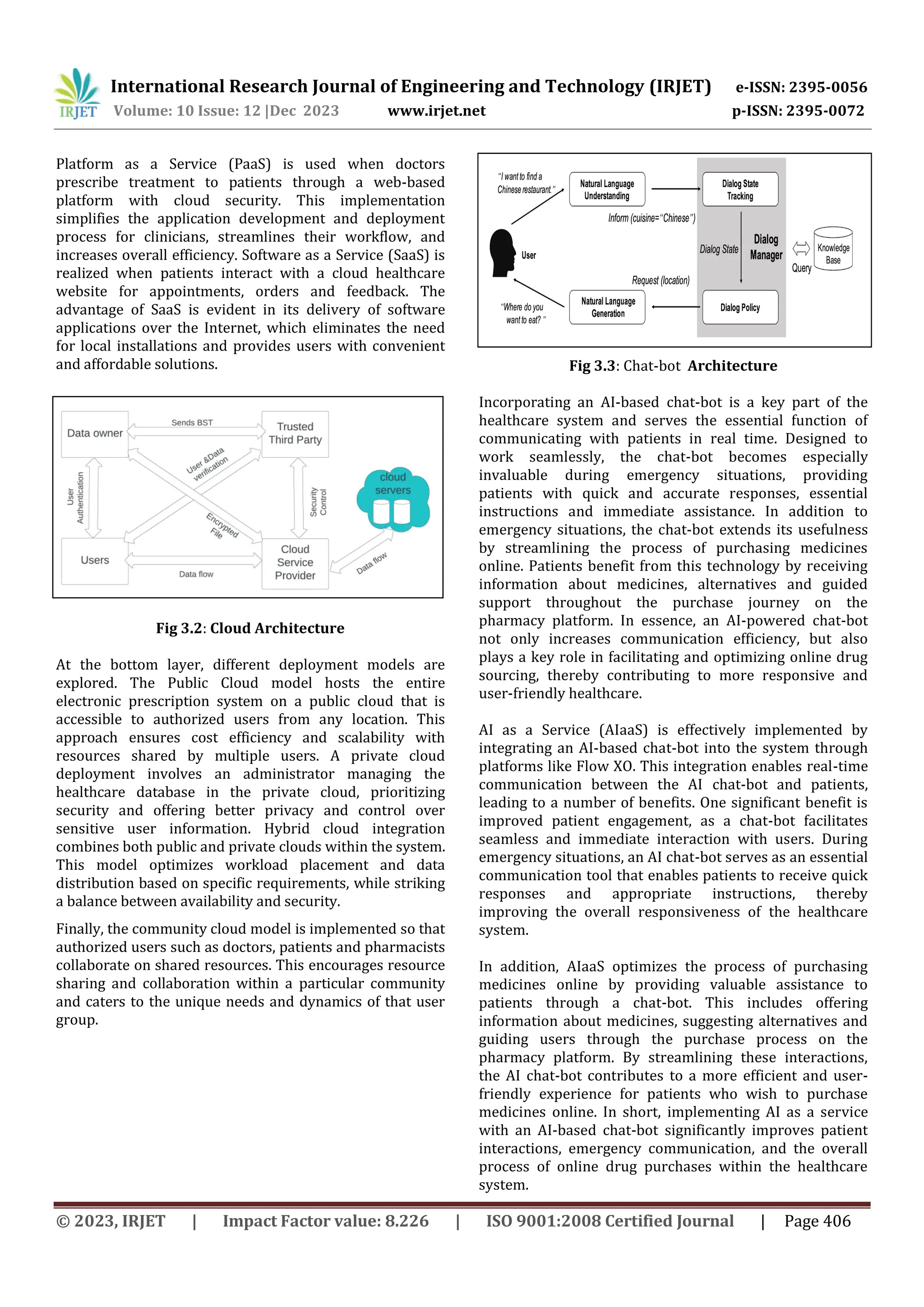 E-prescription In Healthcare System Using Cloud | PDF | Cloud Computing | Internet