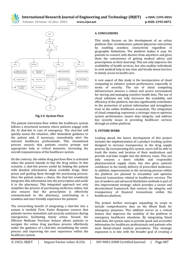 E-prescription In Healthcare System Using Cloud | PDF | Cloud Computing | Internet