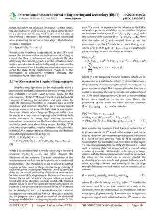 Automated Cover Text-based Linguistic Steganographic Model Using LSTM and Huffman Coding | PDF