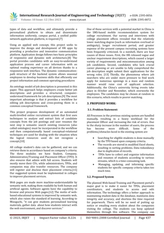 Campus Placement Hub using K-Means Clustering Algorithm | PDF