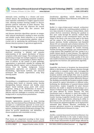 A Review Paper On Plant Disease Identification Using Neural Network | PDF