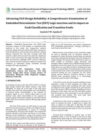 Advancing VLSI Design Reliability: A Comprehensive Examination of ...