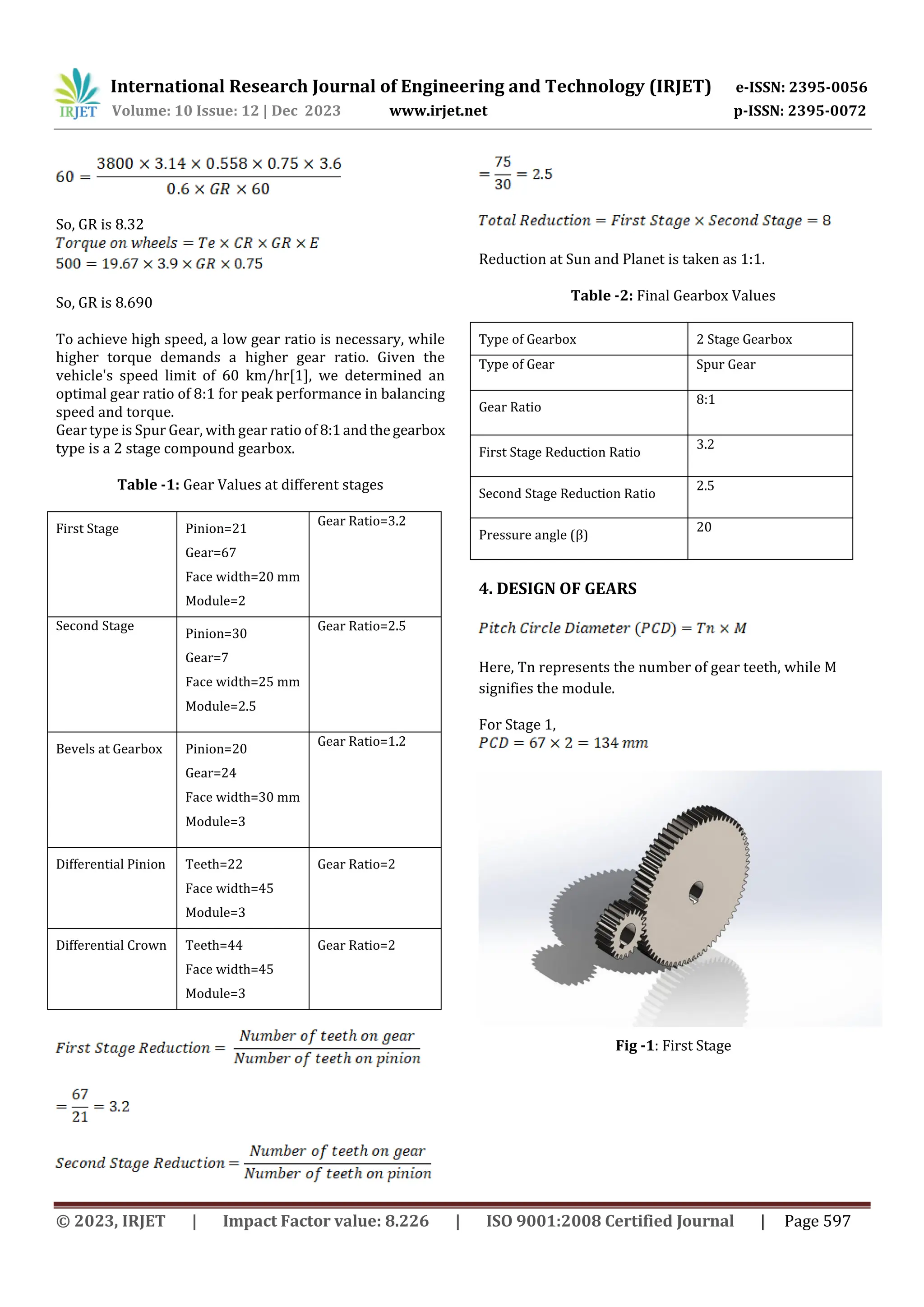 Design and Analysis of a 4 Wheel Drive Transmission for BAJA SAE | PDF