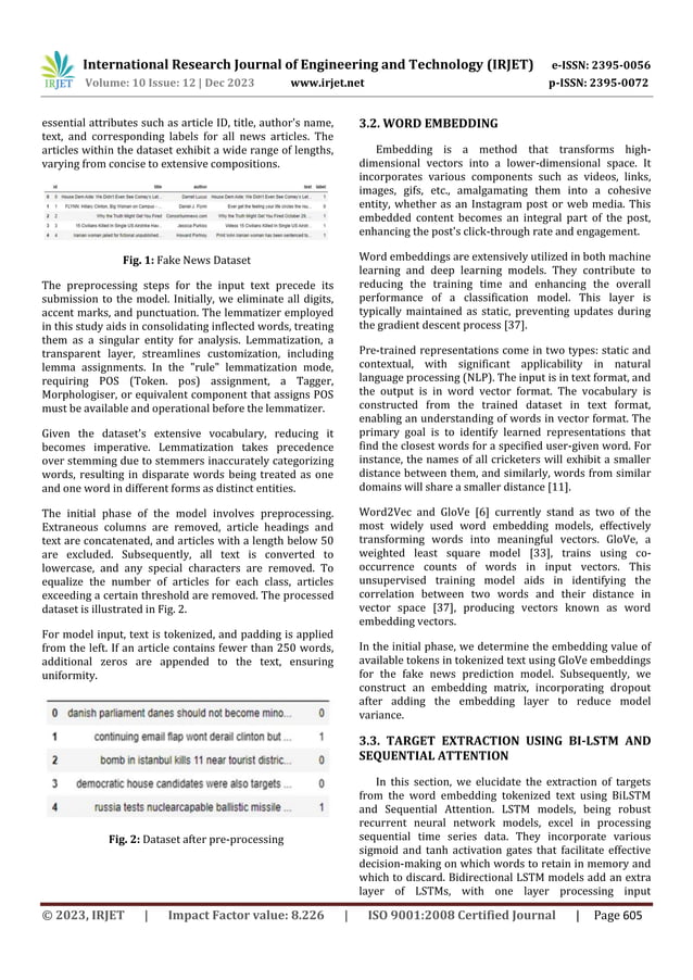 A Novel Approach To Fake News Detection Using Bi Directional Lstm Neural Network Model Pdf