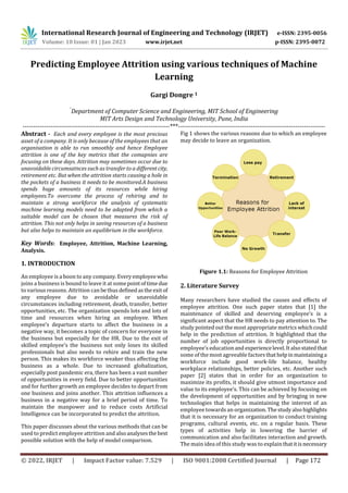 Predicting Employee Attrition using various techniques of Machine Learning | PDF