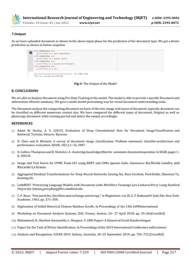 Document Analyser Using Deep Learning | PDF | Desktop Publishing | Computer Software and ...