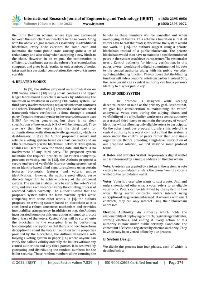 Online Voting System Using Blockchain Technology | PDF | Internet | Computing
