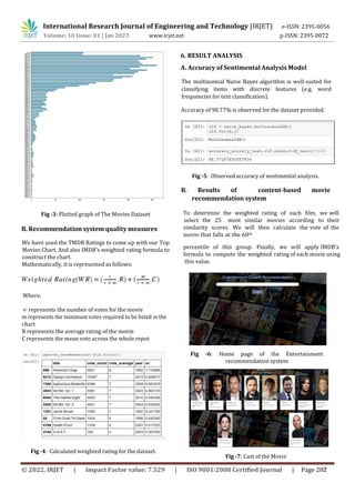 ENTERTAINMENT CONTENT RECOMMENDATION SYSTEM USING MACHINE LEARNING | PDF | Home Entertainment ...