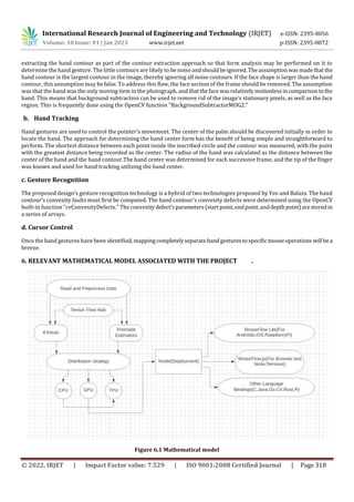Virtual Mouse Control Using Hand Gestures | PDF