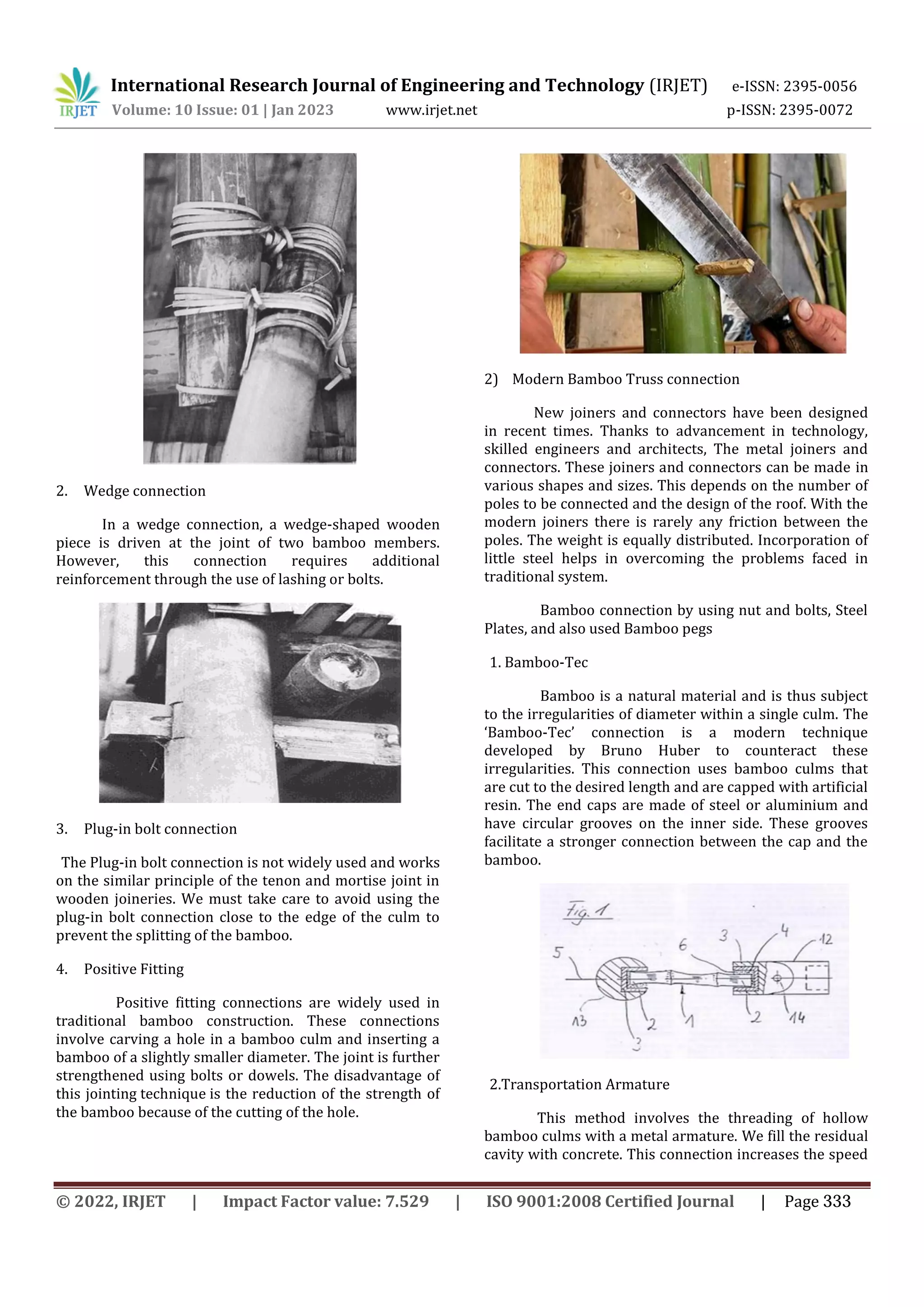 Design of Long Span Bamboo Roof | PDF
