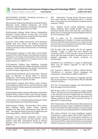 NFA to DFA conversion in C | PDF