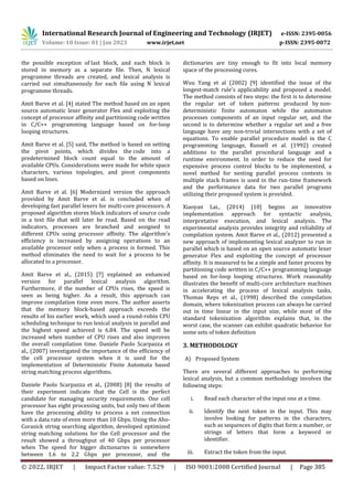 LEXICAL ANALYZER | PDF