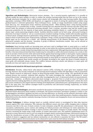 Survey of Adversarial Attacks in Deep Learning Models | PDF