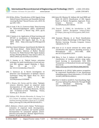 Detection of EEG Spikes Using Machine Learning Classifier | PDF