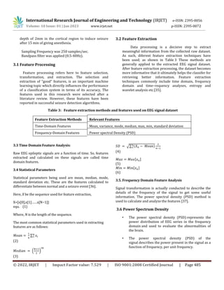 Detection of EEG Spikes Using Machine Learning Classifier | PDF