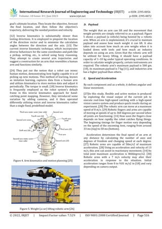 Assessment of Robotic Arm and it’s Parameters | PDF | Robotics | Technology & Computing