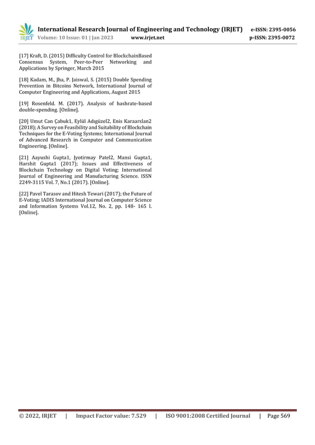 Online Voting System Using Fingerprint sensor and Blockchain | PDF | Internet | Computing