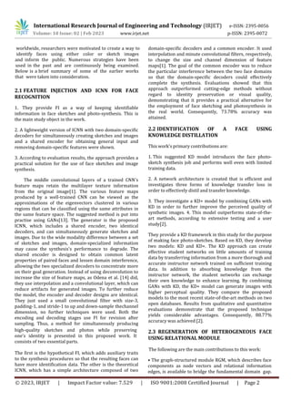 FACE PHOTO-SKETCH RECOGNITION USING DEEP LEARNING TECHNIQUES - A REVIEW ...