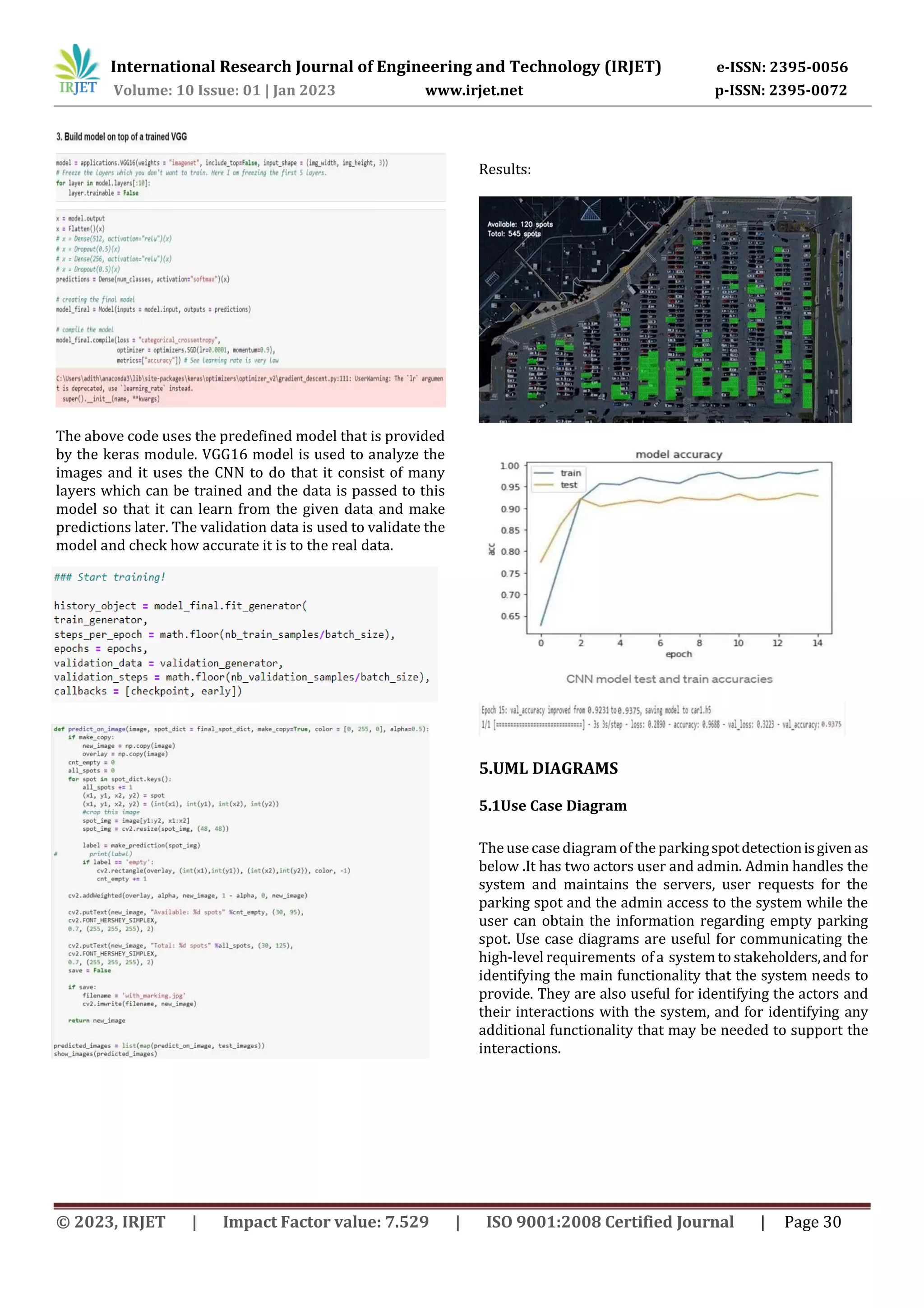 Identifying Parking Spots from Surveillance Cameras using CNN | PDF
