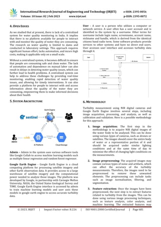 TURBIDITY MEASUREMENT USING NIR DIGITAL CAMERAS AND GOOGLE EARTH ENGINE: A review | PDF