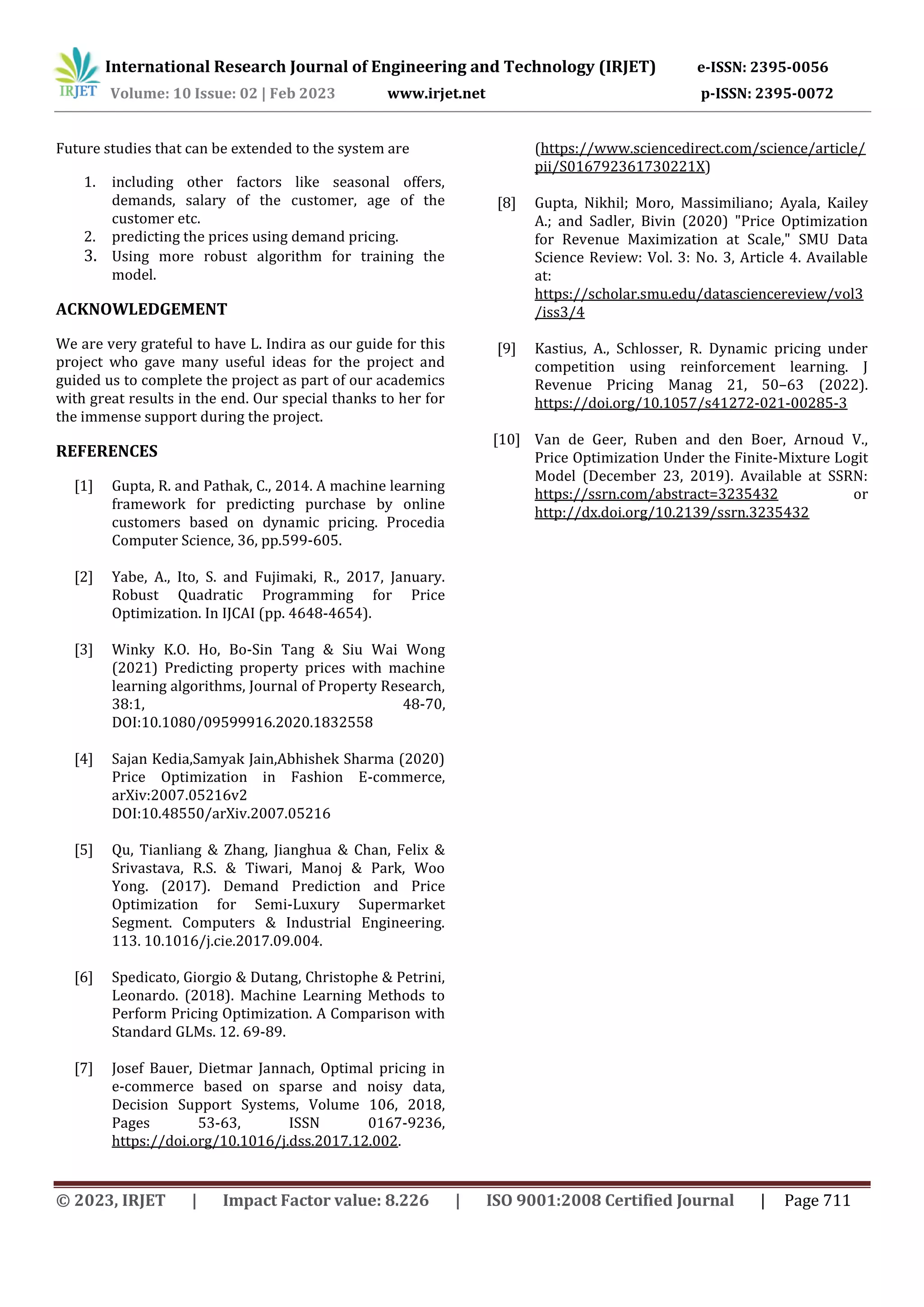 Pricing Optimization using Machine Learning | PDF