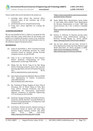Pricing Optimization using Machine Learning | PDF | Artificial Intelligence | Technology & Computing