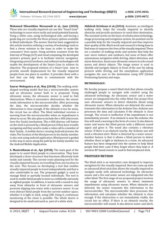 SMART BLIND STICK USING VOICE MODULE | PDF