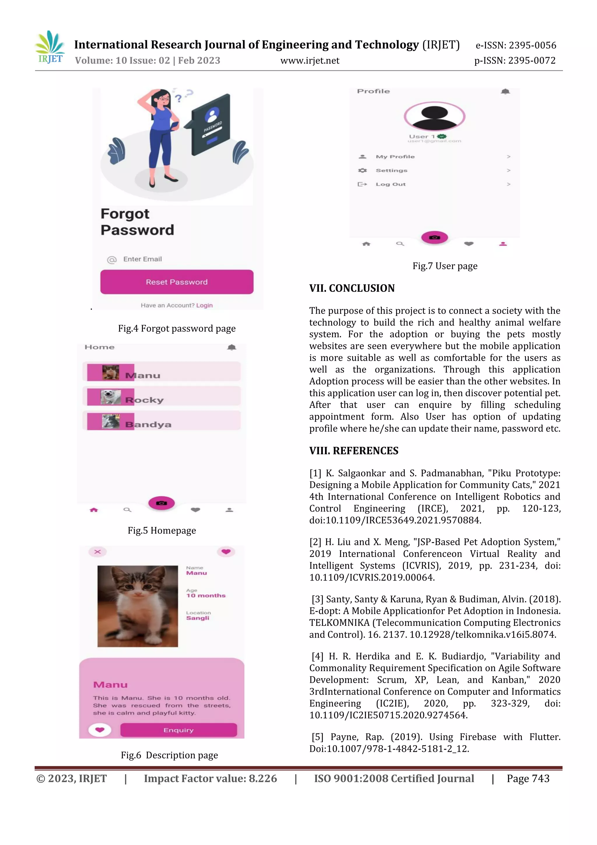 Mobile Application of Pet Adoption System | PDF