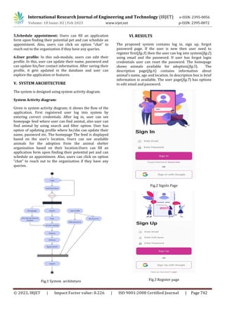 Mobile Application of Pet Adoption System | PDF