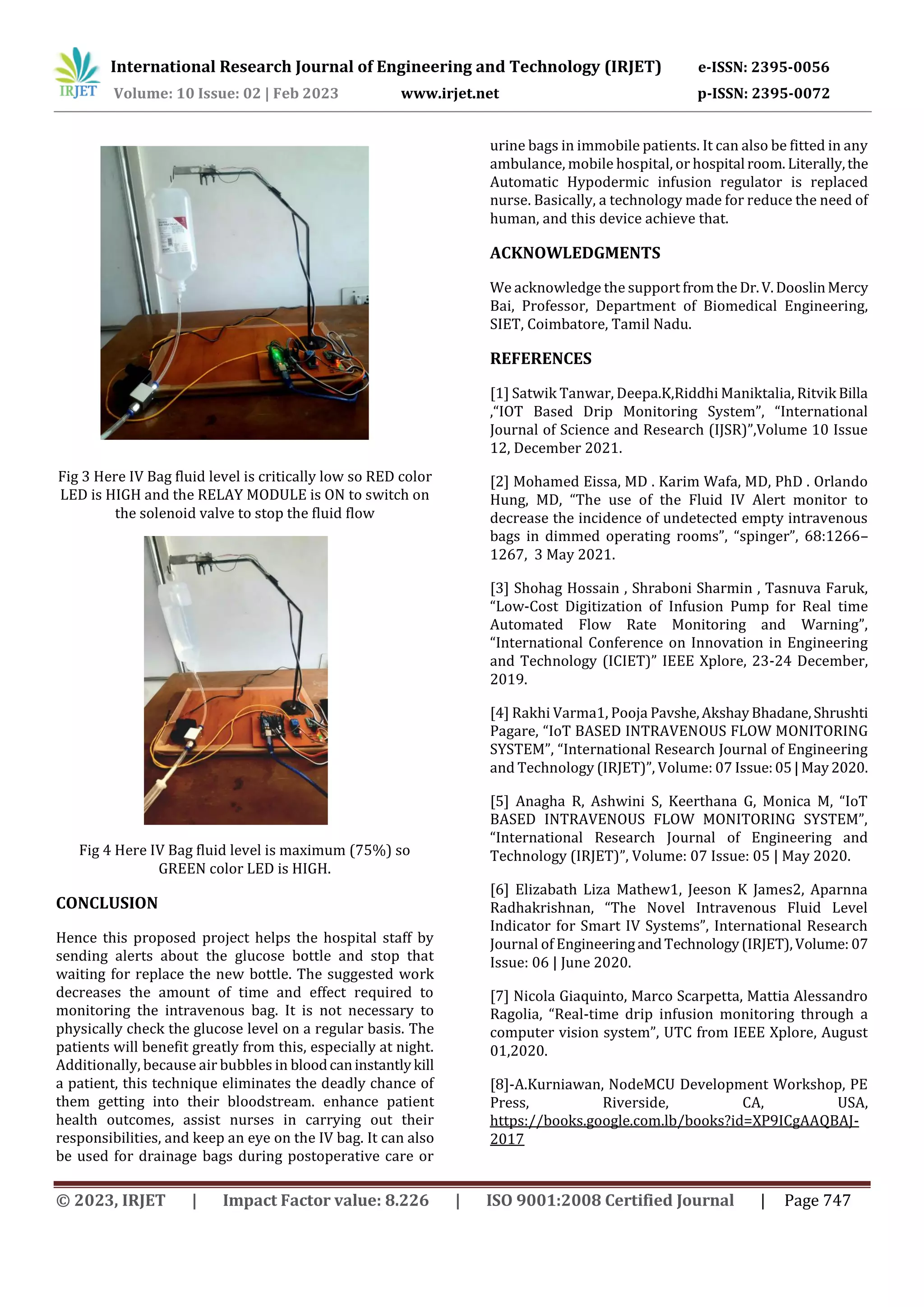 AUTOMATIC HYPODERMIC INFUSION REGULATOR | PDF