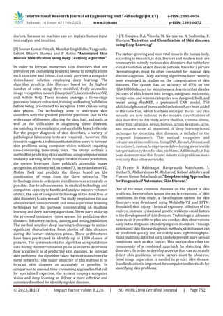 Common Skin Disease Diagnosis and Prediction: A Review | PDF