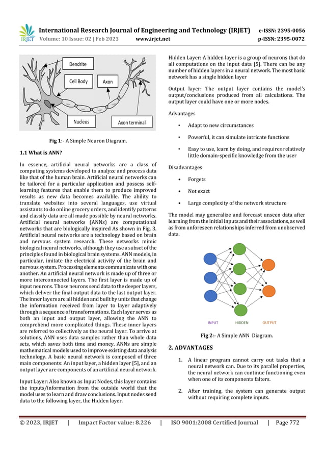 Artificial Neural Network: A brief study | PDF | Artificial Intelligence | Technology & Computing