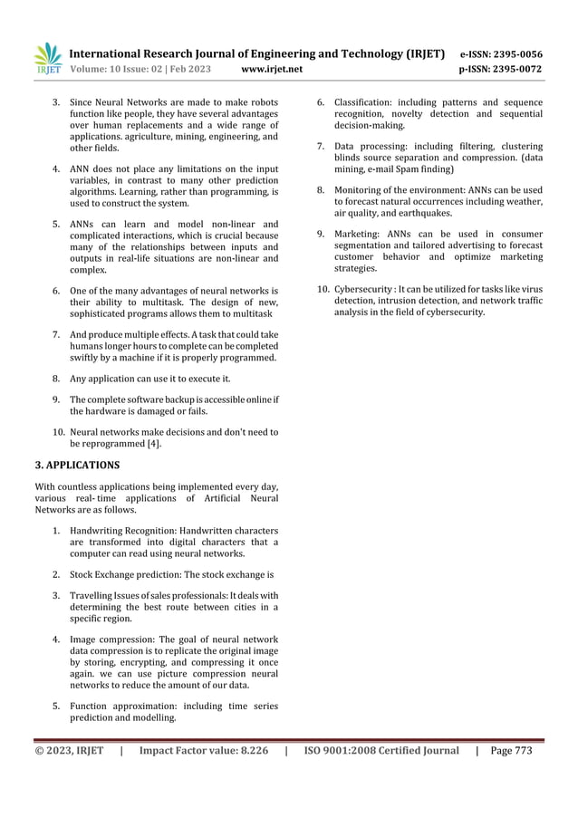 Artificial Neural Network: A brief study | PDF | Artificial Intelligence | Technology & Computing