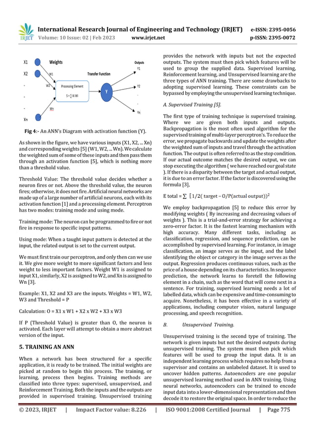Artificial Neural Network: A brief study | PDF | Artificial Intelligence | Technology & Computing