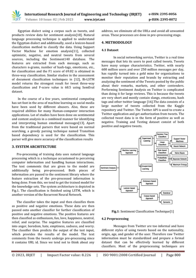 A STUDY ON TWITTER SENTIMENT ANALYSIS USING DEEP LEARNING | PDF