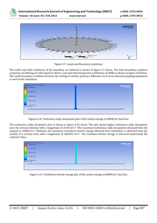 Thermal Analysis and Design Optimization of Solar Chimney using CFD | PDF