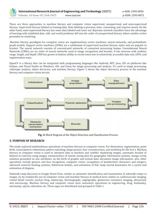 Utilization of Machine Learning in Computer Vision | PDF