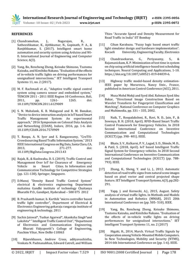 Wireless Smart Traffic Control System based on Vehicle density in ...