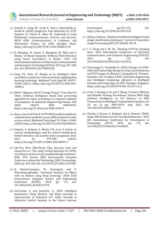 CREATING CCTV CAMERA SYSTEM USING ARTIFICIAL INTELLIGENCE, IMAGE ...