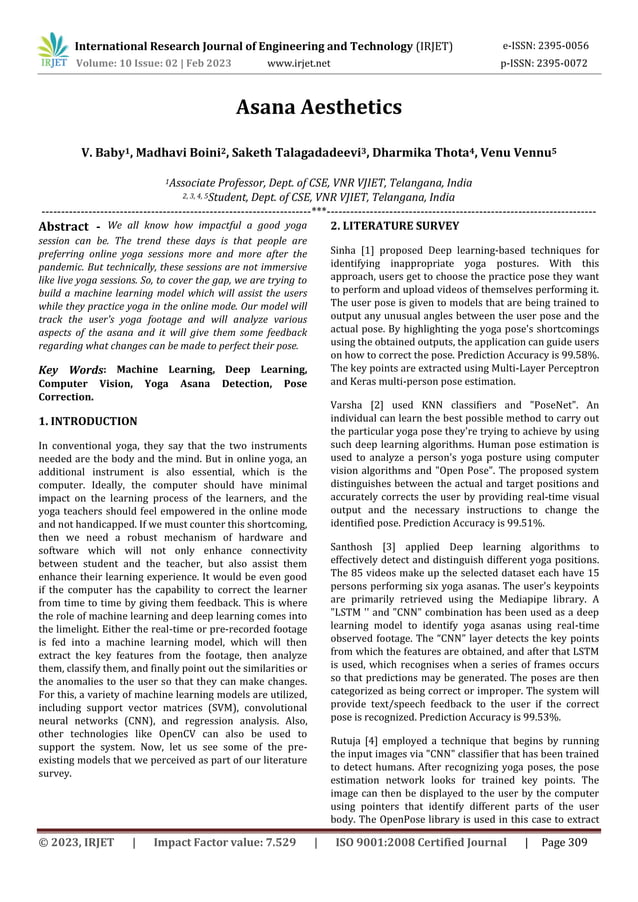 Asana Aesthetics | PDF