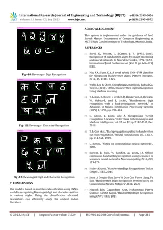 Devanagari Digit and Character Recognition Using Convolutional Neural Network | PDF
