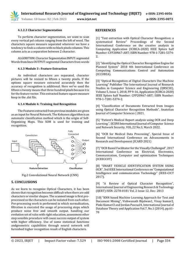 OPTICAL CHARACTER RECOGNITION IN HEALTHCARE | PDF