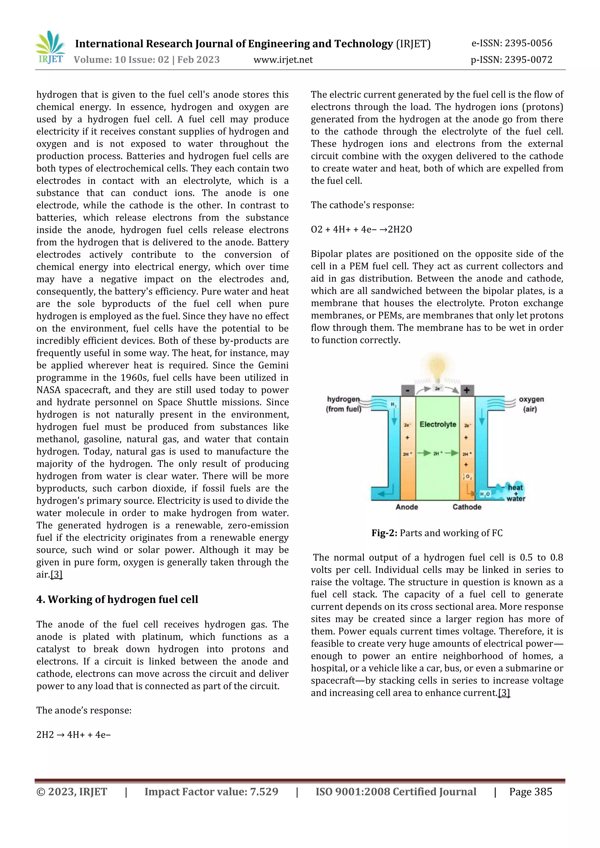 Hydrogen Fuel Cell AutoMobile: A Comprehensive Overview | PDF